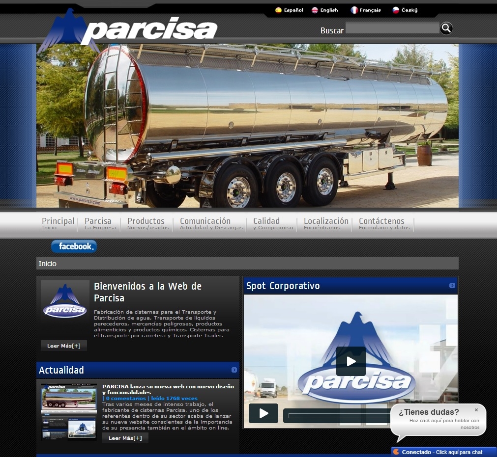 PARCISA lanza su nueva web con nuevo diseño y funcionalidades | parcisa.com
